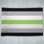 Bandeira Orgulho Agênero - Personalizei