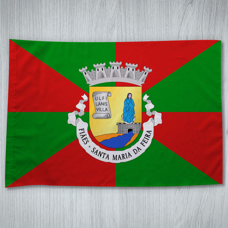 Bandeira Fiães (Santa Maria da Feira) Município/Cidade - Personalizei