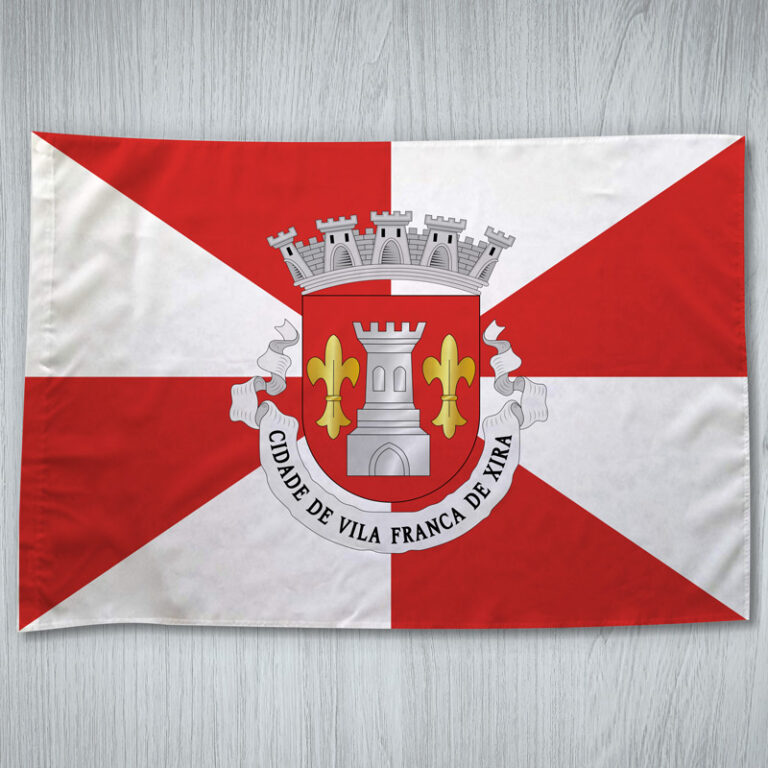 Bandeira Vila Franca de Xira Município/Cidade - Personalizei